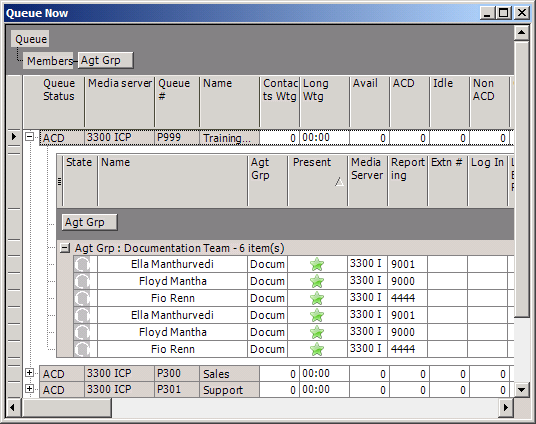 Queue Now and Queue Group Now